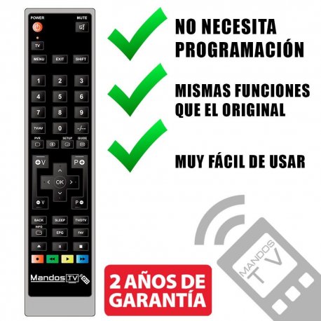 ᐅ Mando a distancia para TV TELEFUNKEN 【TPM420FHD】